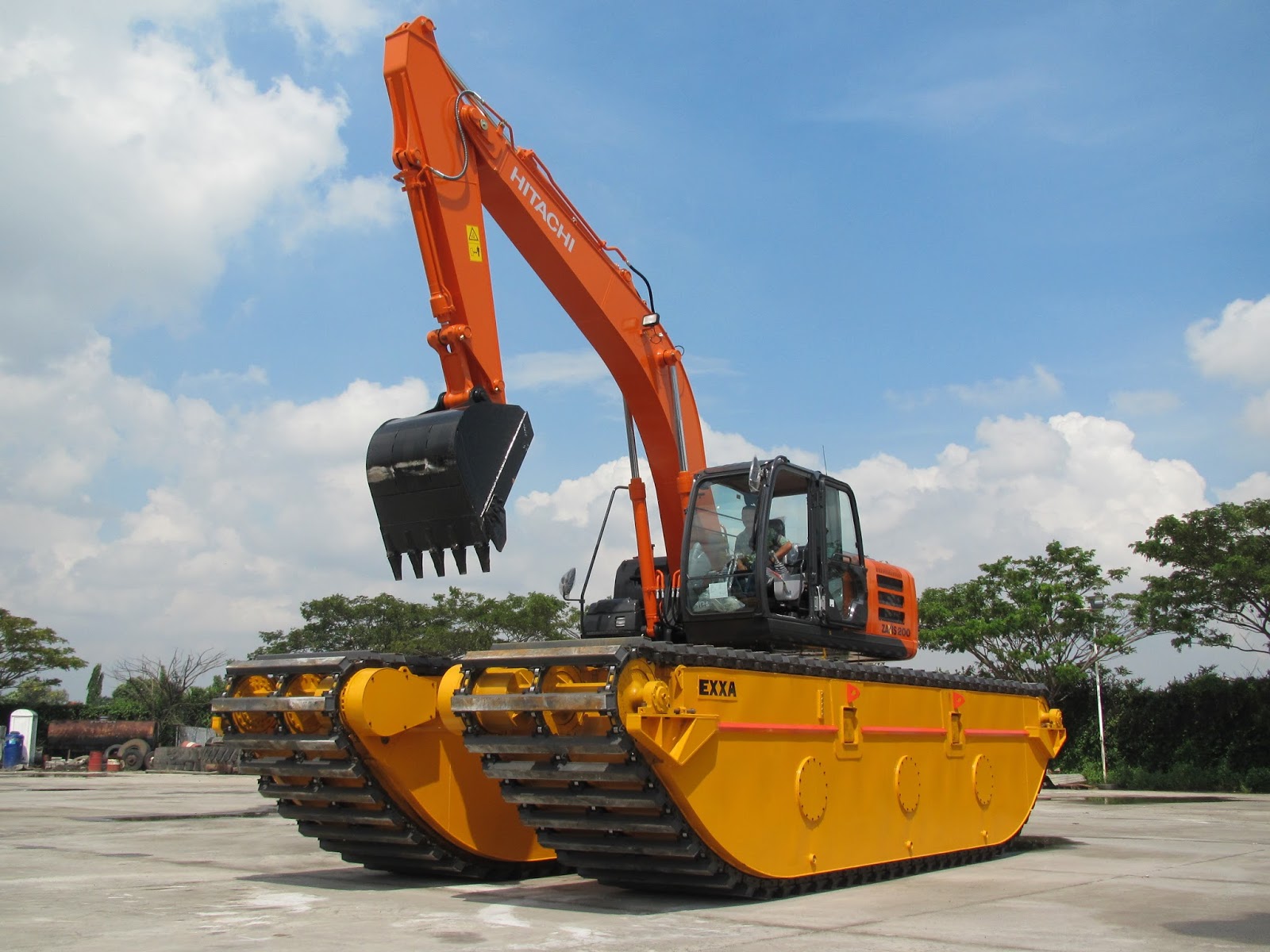 Jual Excavator Amfibi