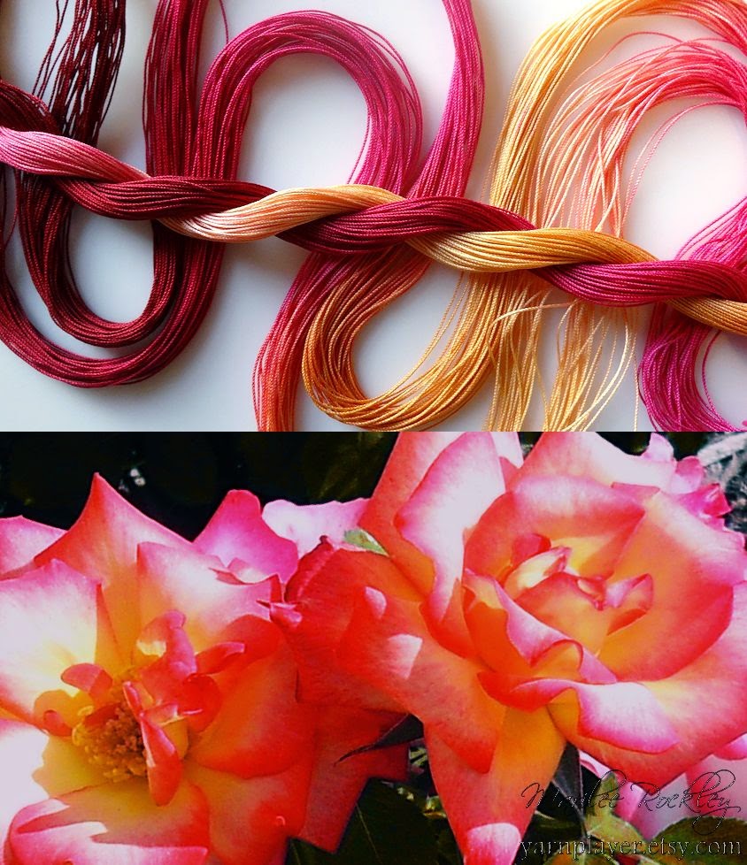 Yarnplayer's Tatting Blog: Needlebook with tatted closure and "Roses" HDT