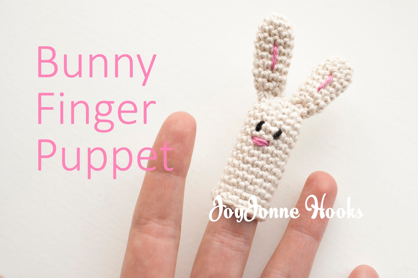 JoyJonne: Pattern: Finger puppet bunny