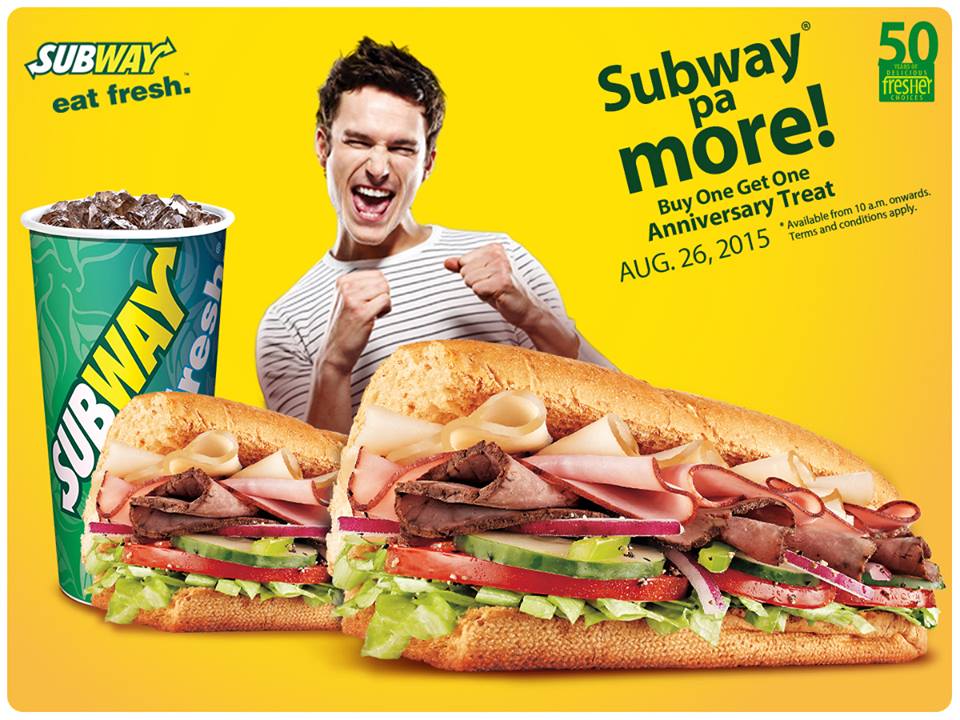 Subway Philippines: Subway pa MORE!