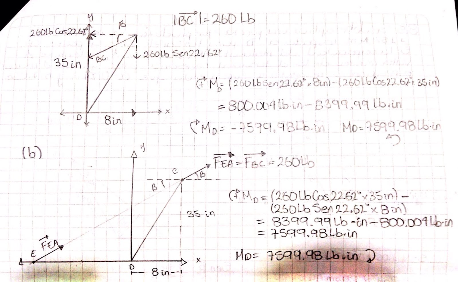 GUÍA DE EJERCICIOS DE MOMENTO DE UNA FUERZA CON RESPECTO A UN PUNTO