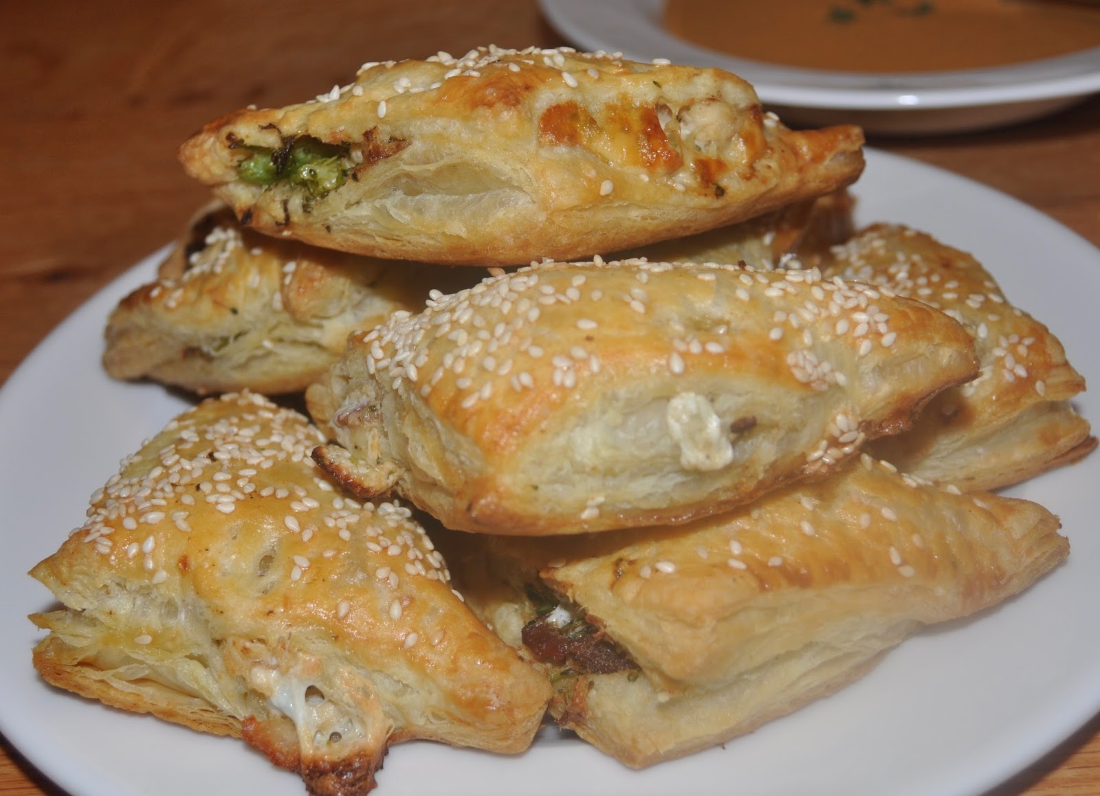 Puff Pastry Rotisserie Chicken Pockets