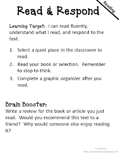 I Love 2 Teach: Literacy Centers {free printable}