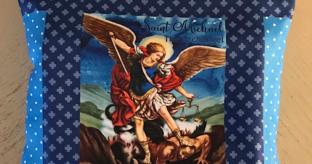 ~ Marilyn's Crafts ~: St. Michael the Archangel Zipper Couch
