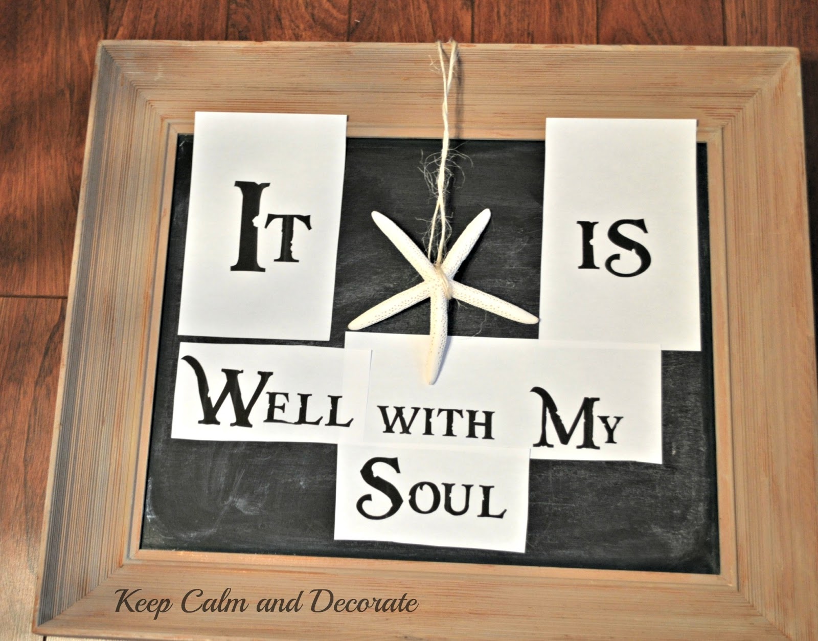 Keep Calm and Decorate: Easy Chalkboard Lettering Tutorial