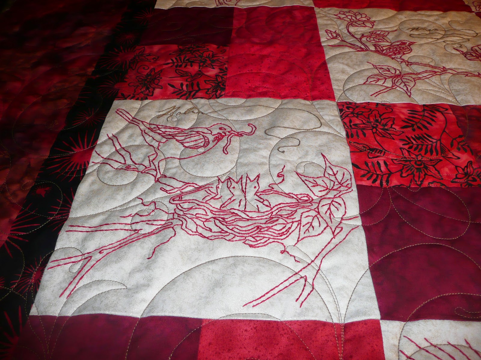 Acorn Ridge Quilting: Alyce's Flight of Fancy Quilt