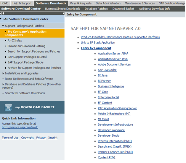 SAP Basis Tutorials: How to download SAP kernel