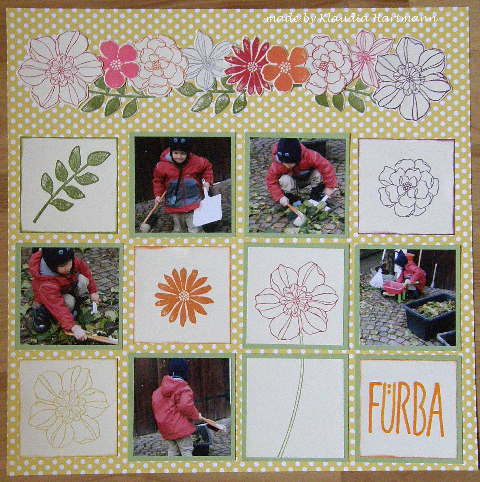 Blumen-Layout