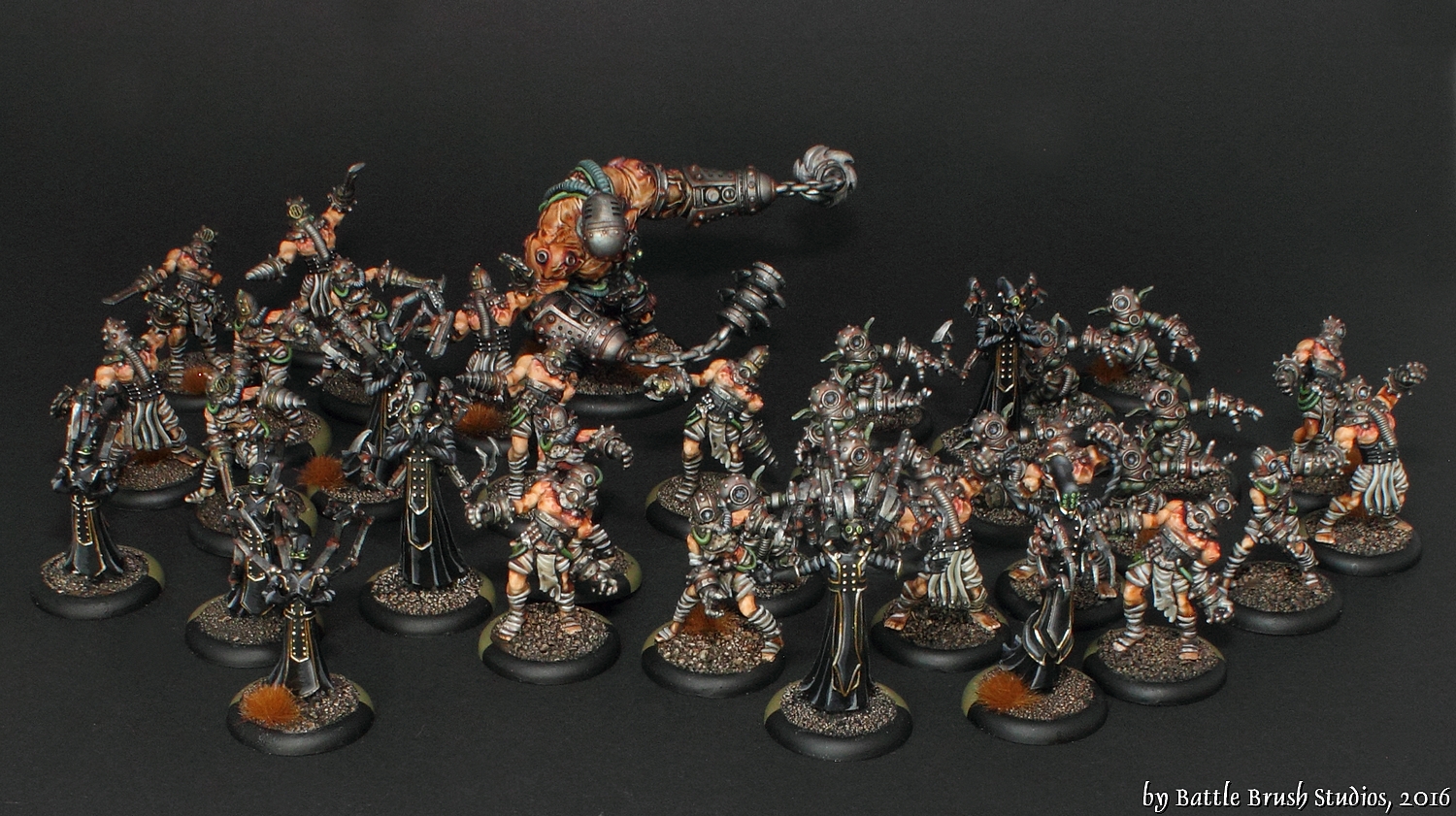 Battle Brush Studios: Showcase: Warmachine Cephalyx Army