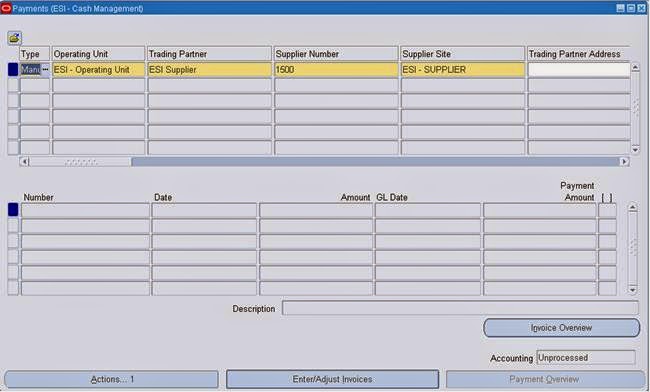 Oracle Applications: Oracle R12 Cash Management