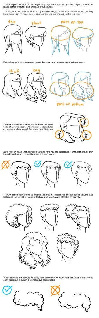 Tips on Drawing Hair Tutorial