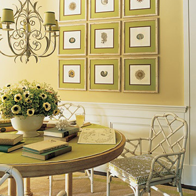 Eye For Design: Decorating With The Brown/ Lime Green Color Combination