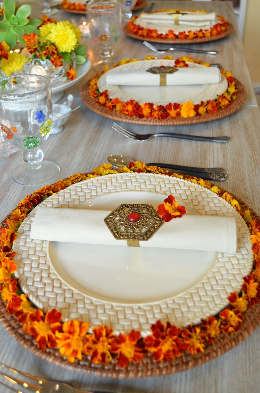 Entertaining From an Ethnic Indian Kitchen: Deepawali Table