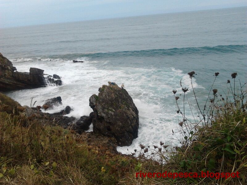 Pescando en el pedreru: A FONDO CON MUCHA MAR