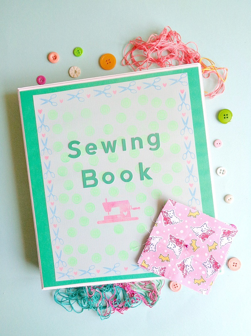 DIY: Sewing Storage Book - Running With A Glue Gun