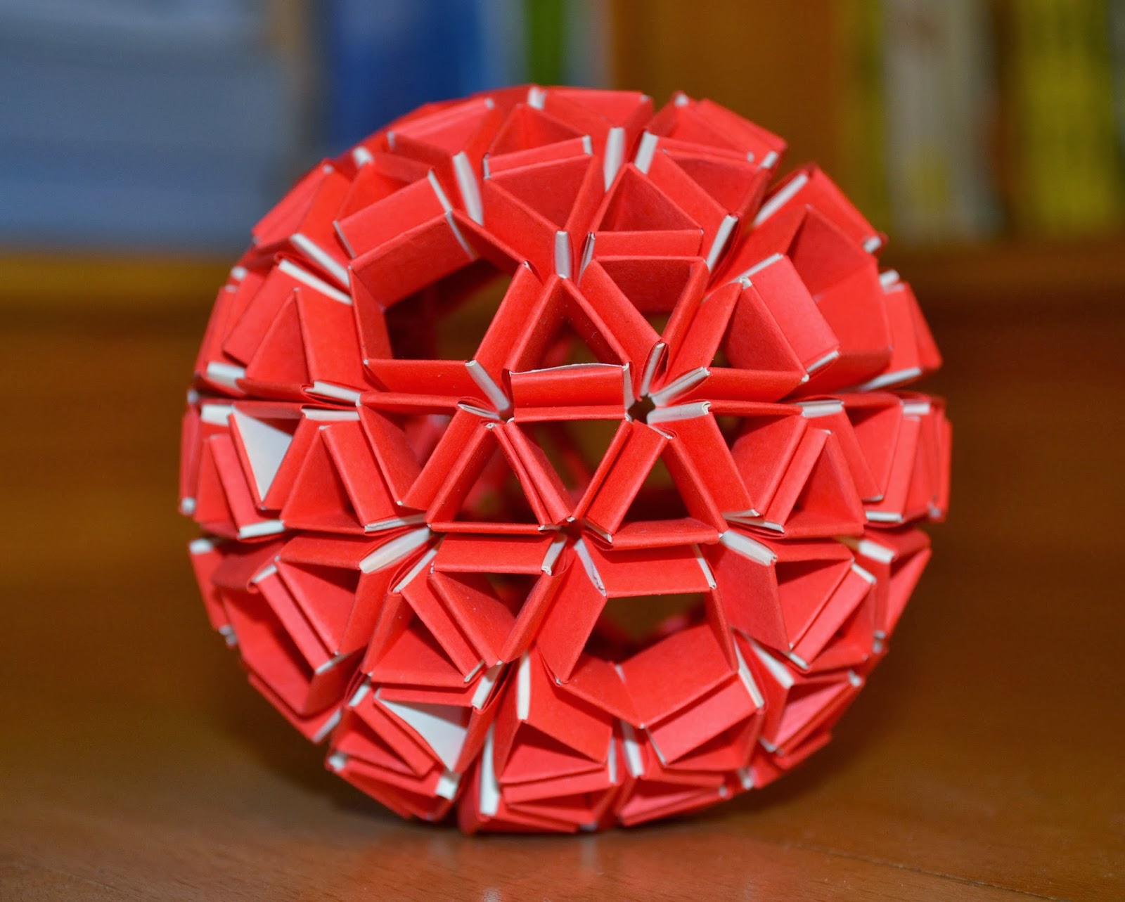 Kusudama Icosaedro truncado Heinz Strobl ~ Arte Kusudama