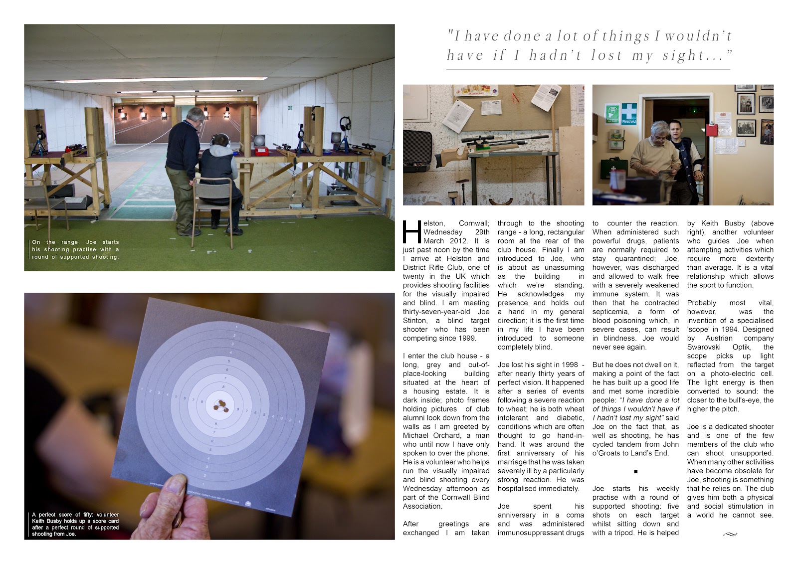 SAMUEL MOORE | PHOTOGRAPHER: A Shot in the Dark, magazine layout MKII