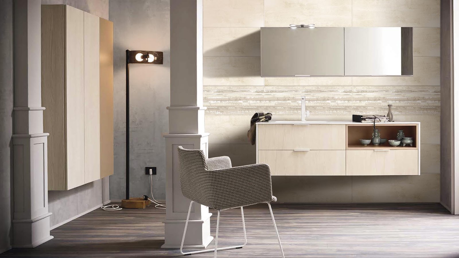 Toilet tiles design images with BRENNERO | Floor & Wall Tiles Design Ideas