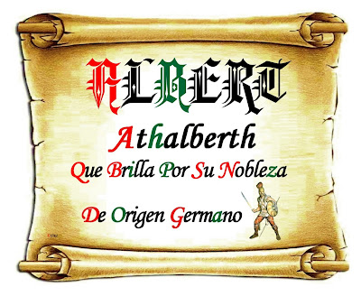 El origen de los nombres: Albert
