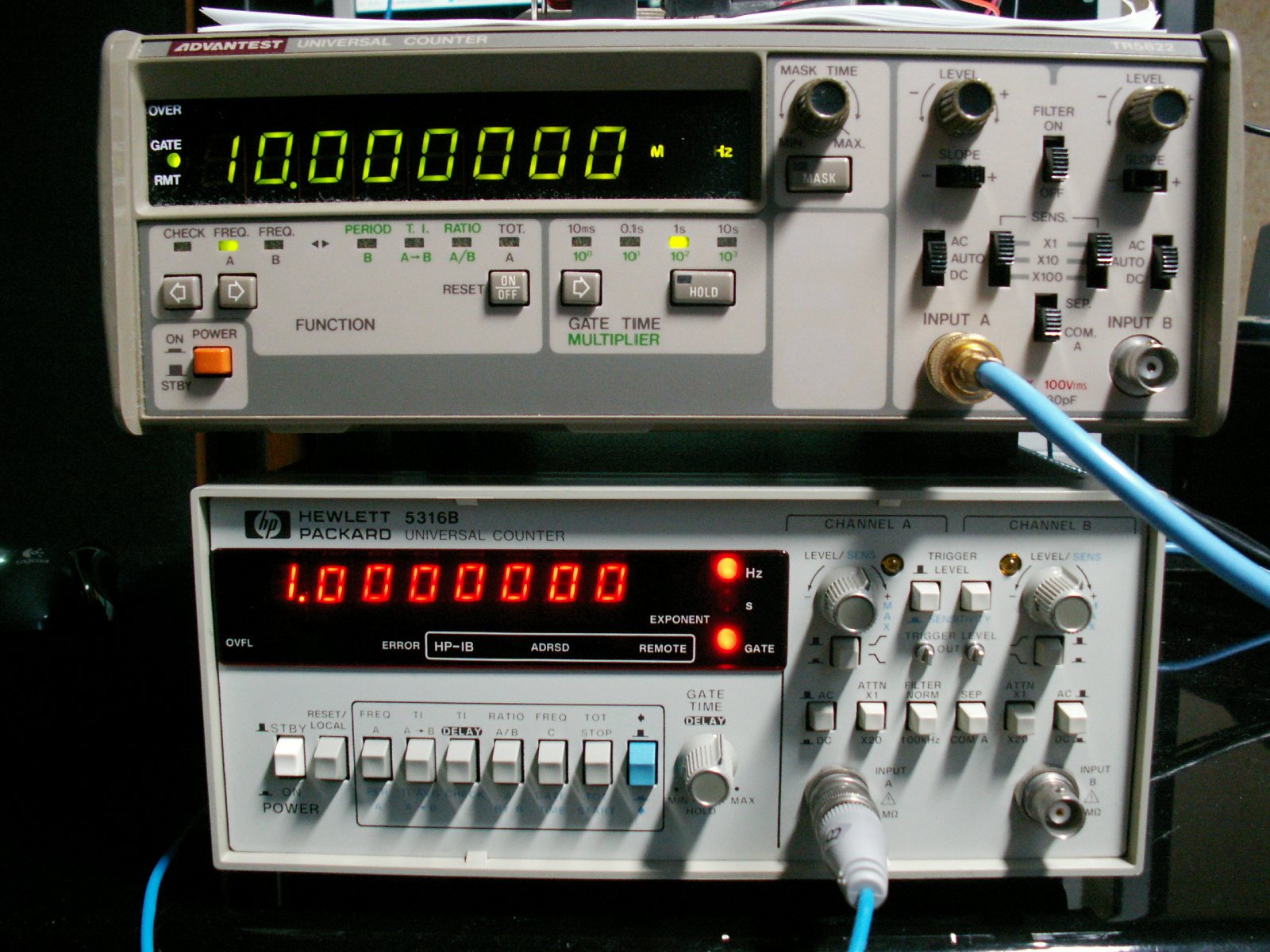 daikunomokichi_weblog: HP 5316B Universal Counter