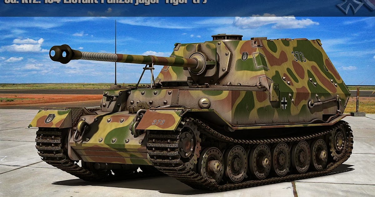 Sd. Kfz. 184 Elefant Panzerjäger Tiger (P) (WIP) | 3D Infografías