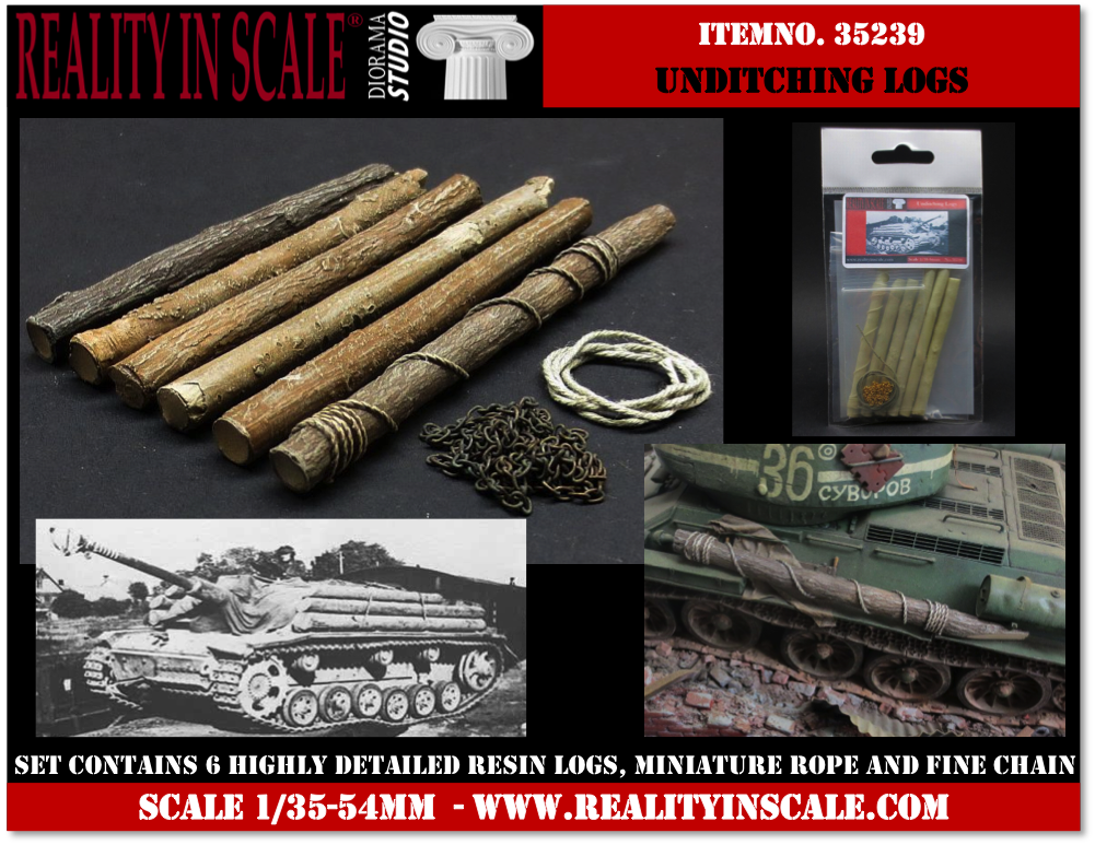 Dave's Tank Workshop : Review - Reality in Scale #35239 Unditching Logs