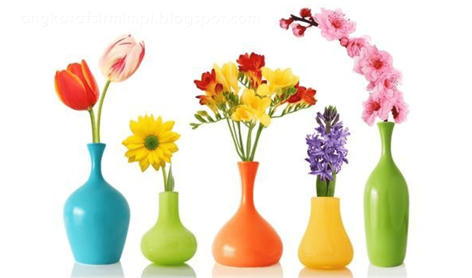 Contoh Gambar 3 Dimensi: Gambar 3 Dimensi Vas