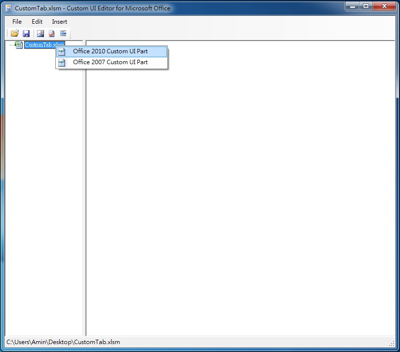 iInfo 資訊交流: 建立Excel 自訂「Ribbon功能區」--- 使用Custom UI Editor For Microsoft ...