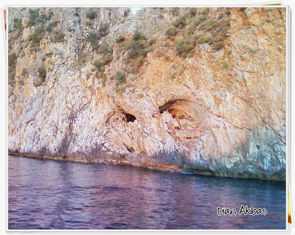 Alanya, Turkish Riviera, Turkiye: Small Caves Under Alanya Castle