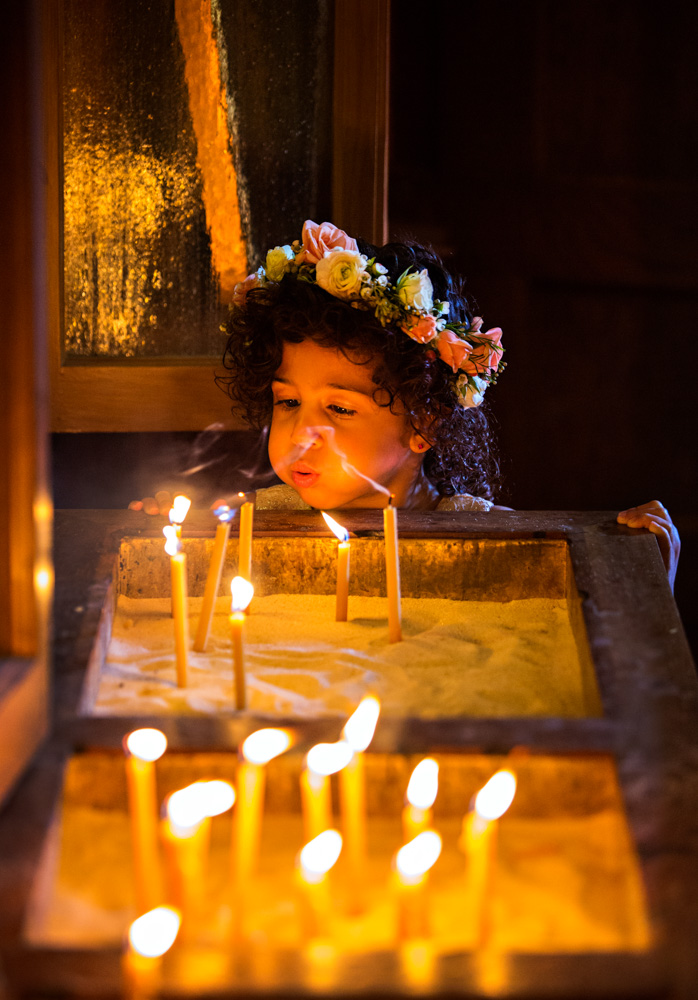 Lush Greek Tent Wedding at Bride's Family Home | Kirkbrides