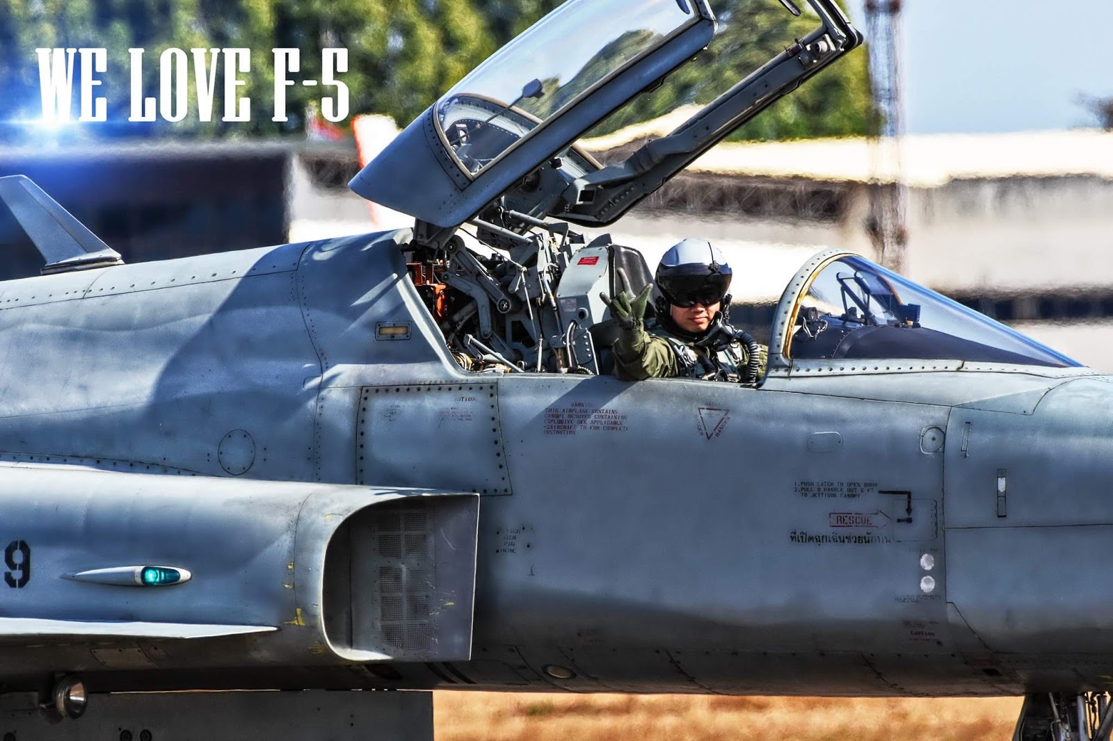 THAIDEFENSE-NEWS: ภาพถ่ายสวยๆ ของ F-5T Tigris