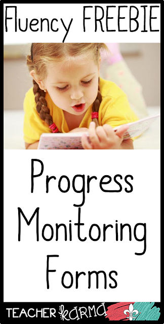 Fluency Monitoring FREEBIE by Teacher KARMA | Classroom Freebies ...