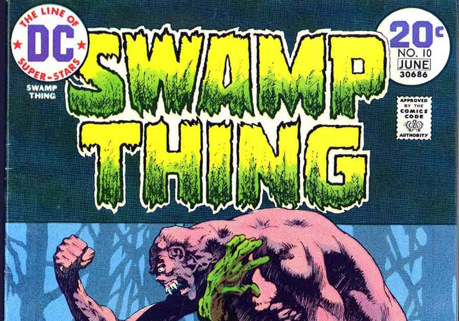 Swamp Thing #10 - Bernie Wrightson art & cover - Pencil Ink