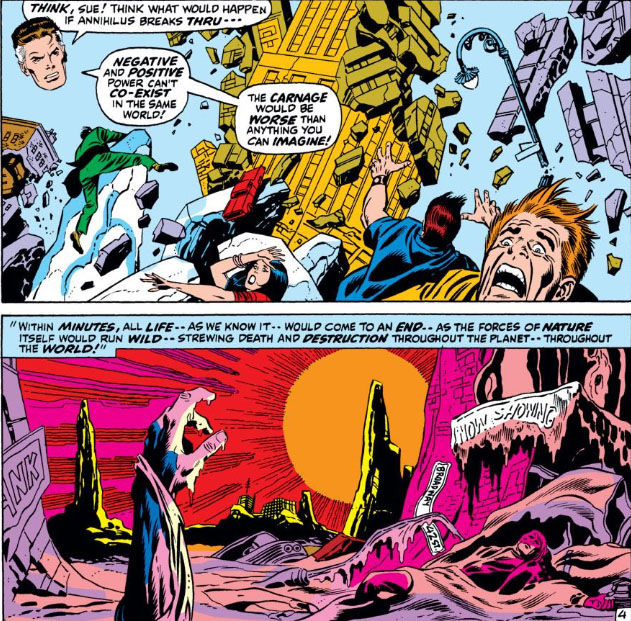 The Peerless Power of Comics!: Death In The Negative Zone!