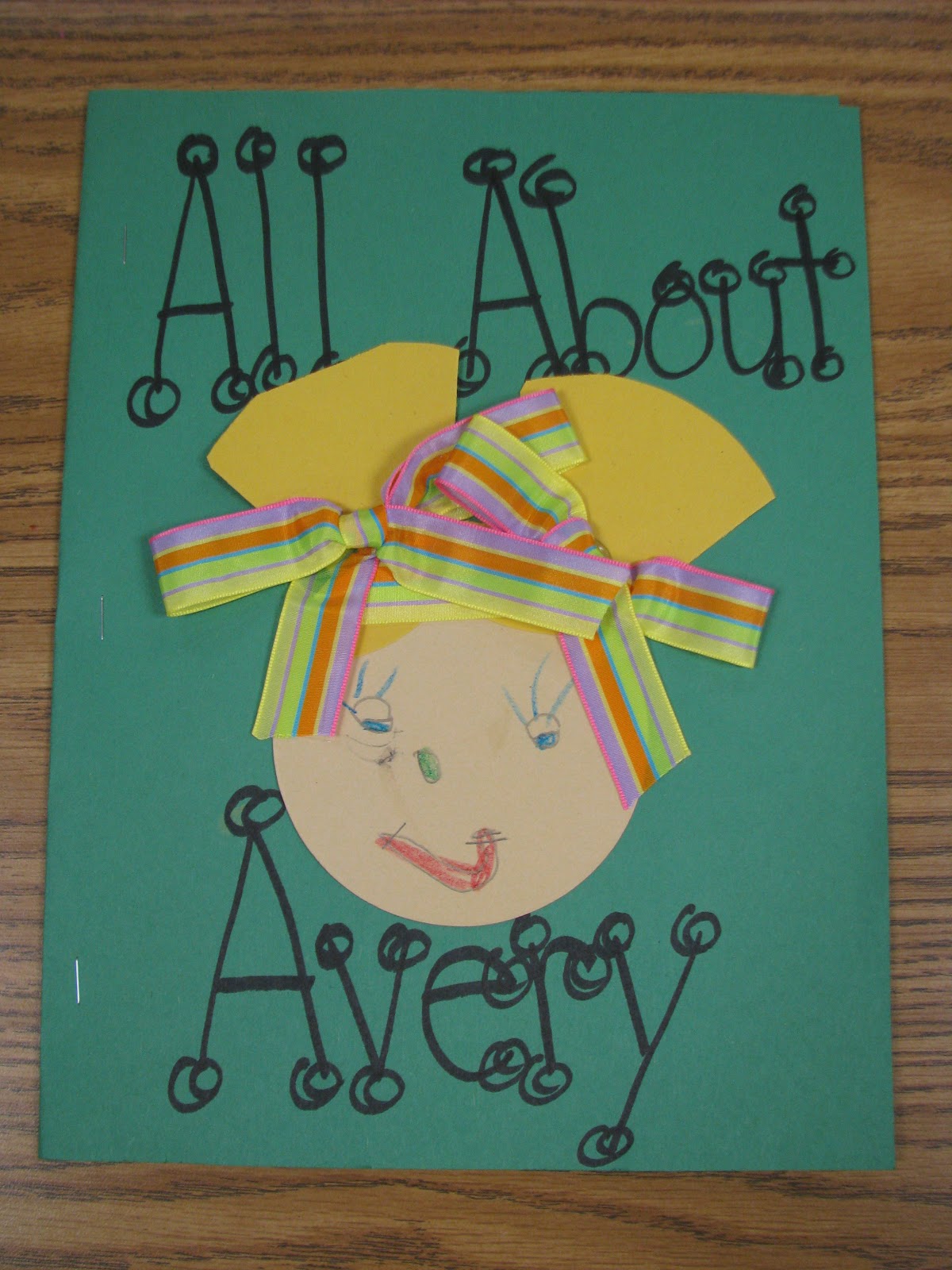 Wills Valley KinderKats: All About Me/Name Activities