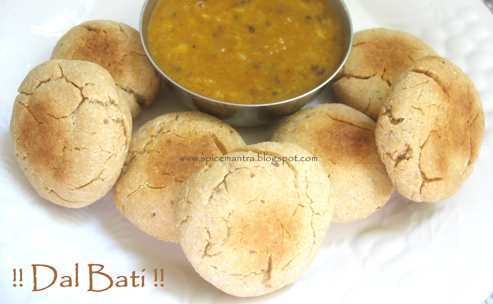 * Treat your tongue *: Dal Baati (Oven Cooking)