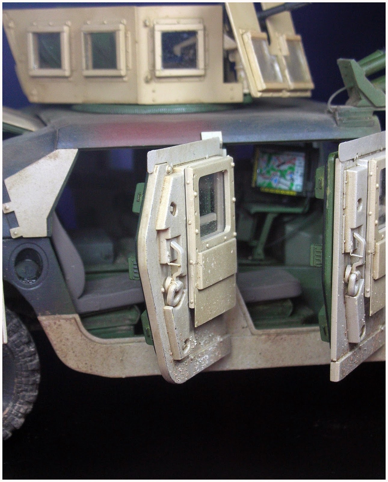 The Rebel Factory: US M1114 UP ARMORED TACTICAL VEHICLE (Bronco Models)