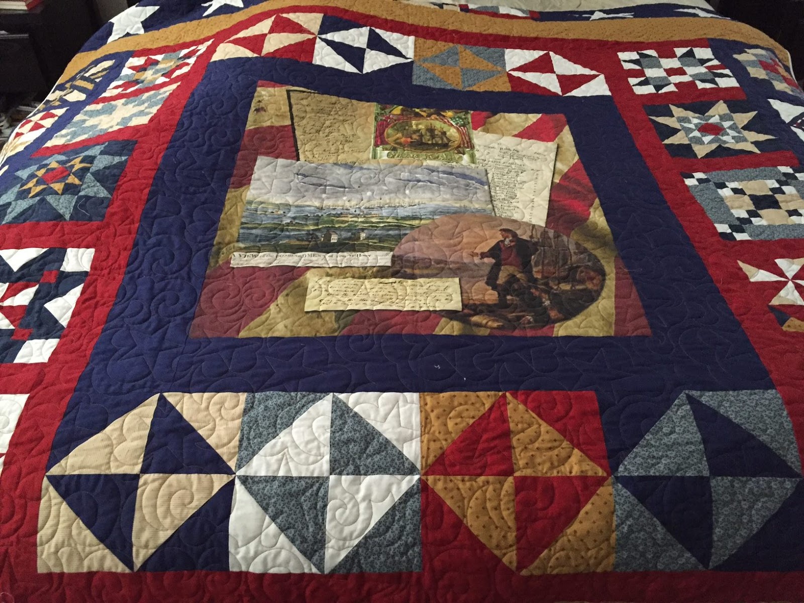 Genea-Quilters: Star-Spangled Banner Quilt Wrap-Up, part 1