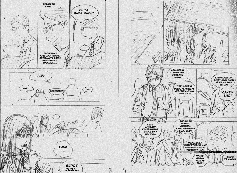 Cara membuat sketsa komik dan bg