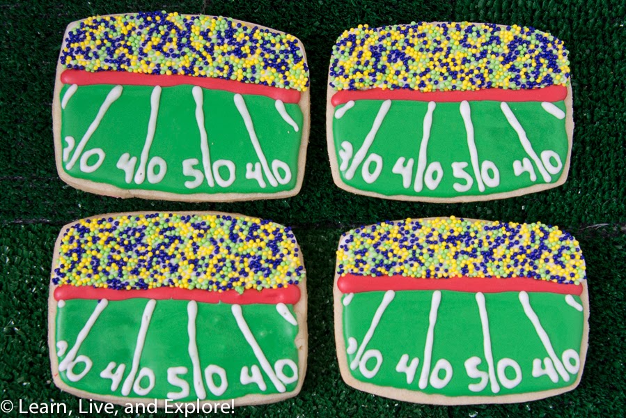 Superbowl Football Field Cookies | Learn, Live, and Explore!