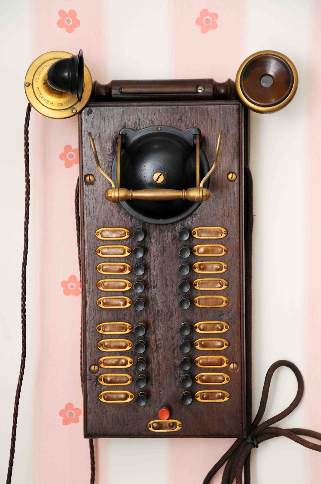 Old Vintage Gallery: Ericsson Wall Telephone Switchboard Intercom Circa ...