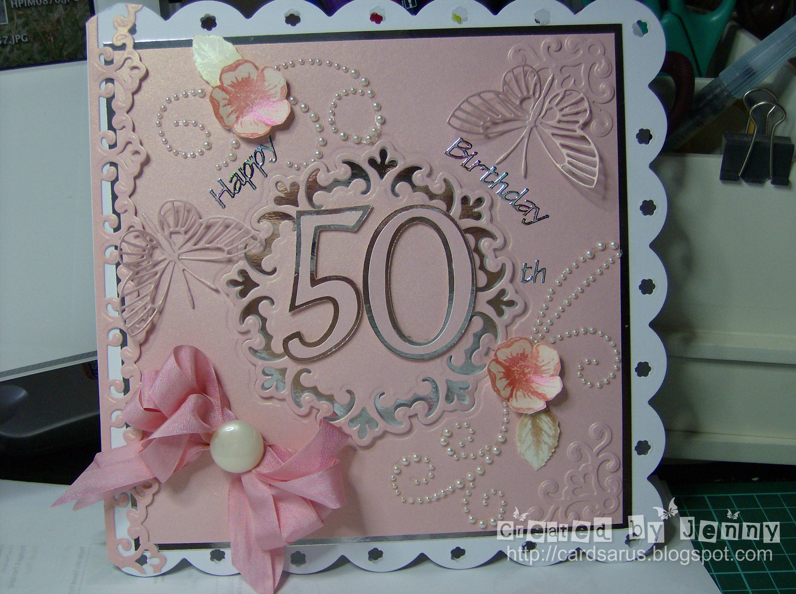 CARDSARUS: 50th BIRTHDAY CARD