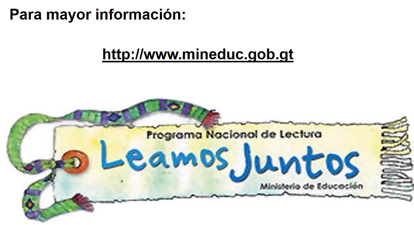 Programas Estrellas del Ministerio de Educación. : Programa "Leamos Juntos"