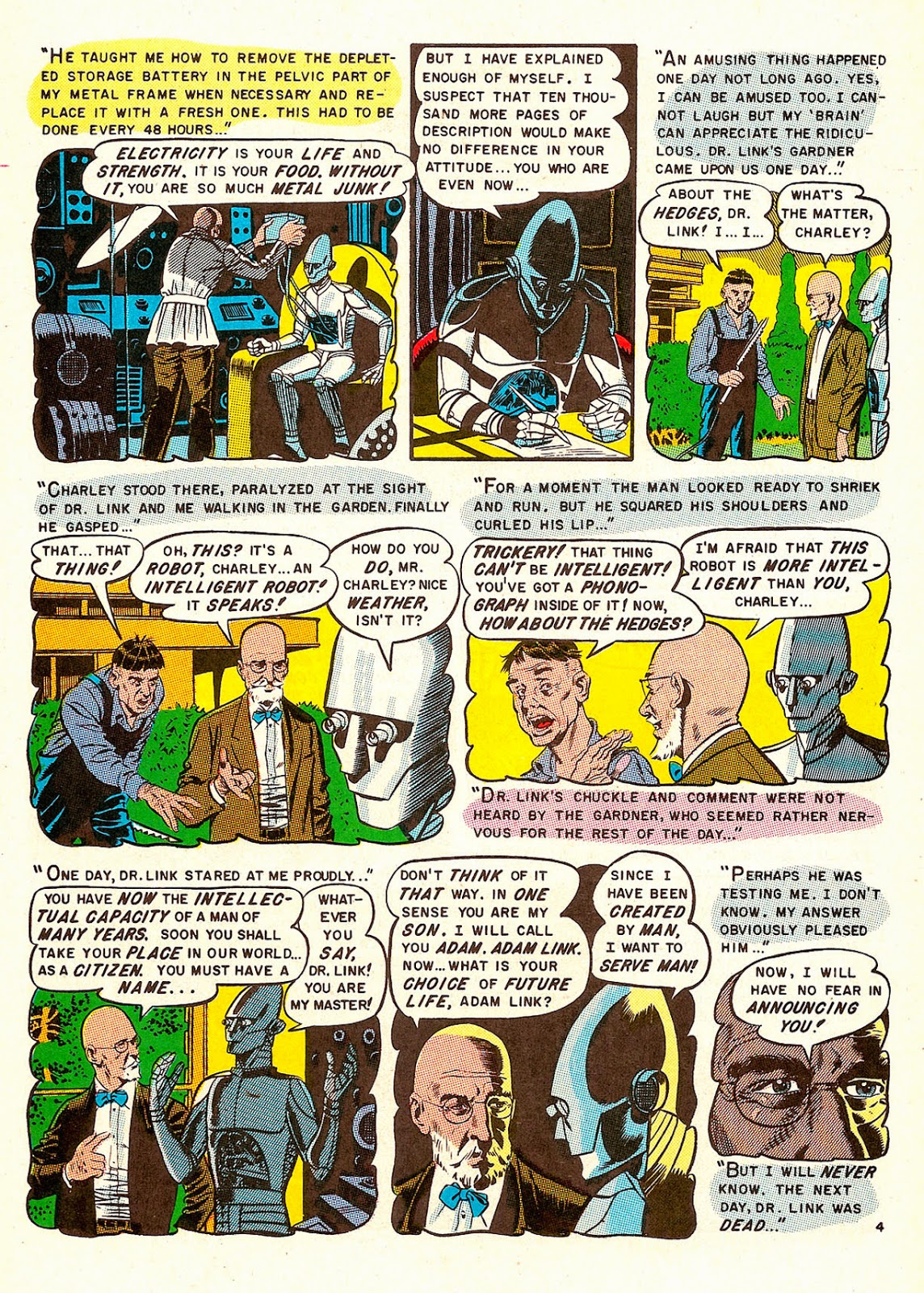 APOCOLYTE'S WORLD OF COMICS: ROBOT WEEK Day 2 - I, ROBOT and I, THE ...