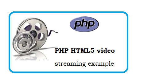 PHP HTML5 video streaming examples | Web Technology Experts Notes