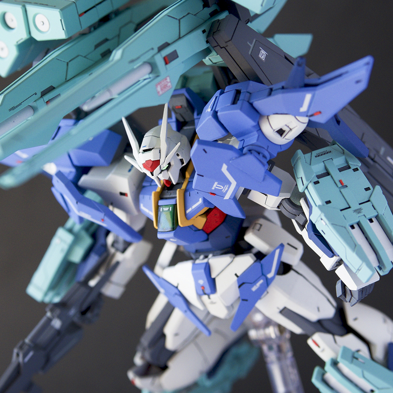 Custom Build: HGBD 1/144 Gundam 00 Sky HWS [Detailed]