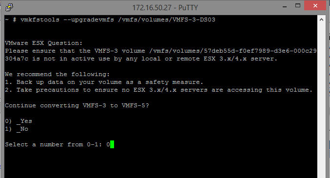 Upgrade VMFS3 Datastore to VMFS5 Datastore | TechCrumble