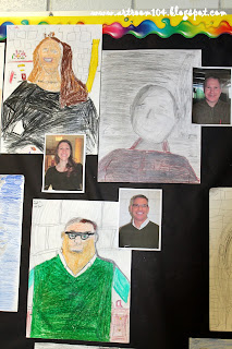 Art Room 104: Finished Staff Portraits