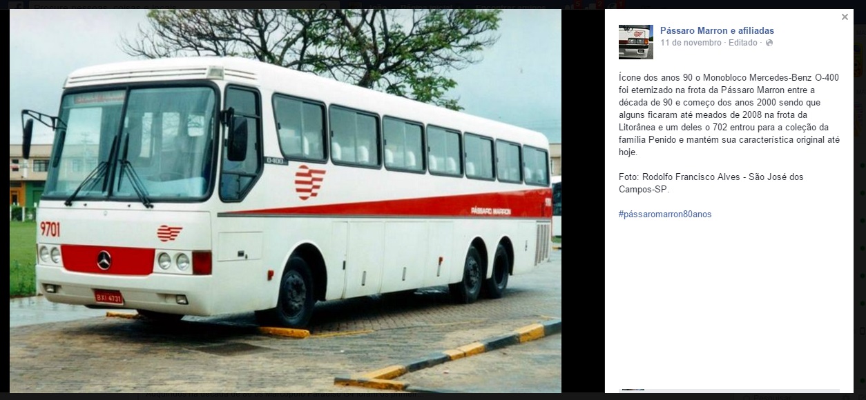Litoralbus: Pássaro Marron 80 anos - fotos homenagens