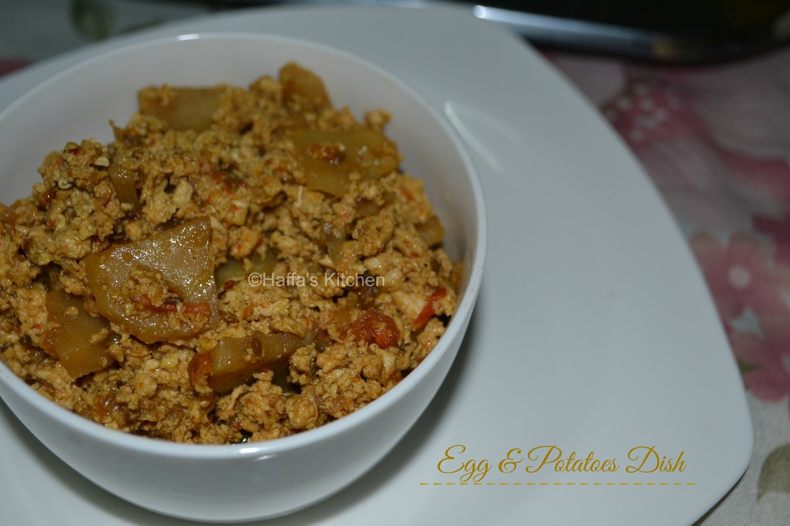 Egg & Potatoes Dish - Aalo anday ki bhujia | Haffa's kitchen adventures